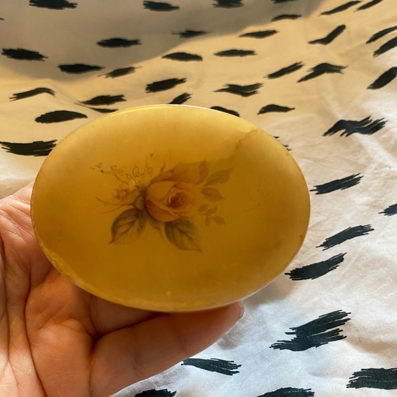 Source Unknown | Other | Vintage Rose Trinket Hand Carved | Poshmark